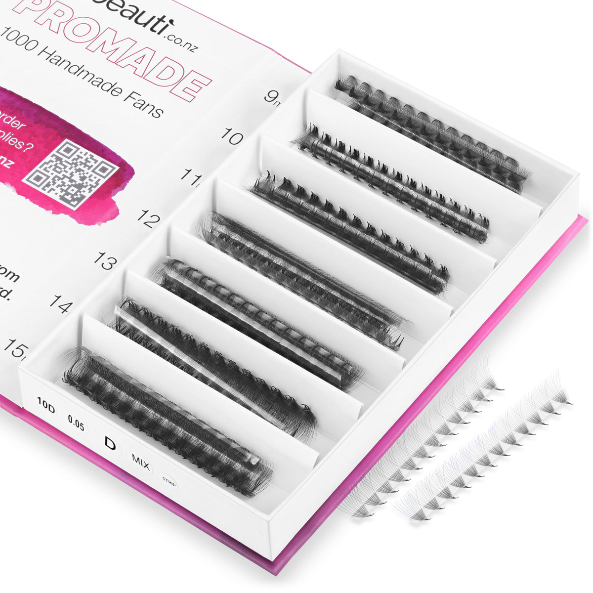 1000 Promade Lash Fans - Mixed Trays - Strips – Beauti